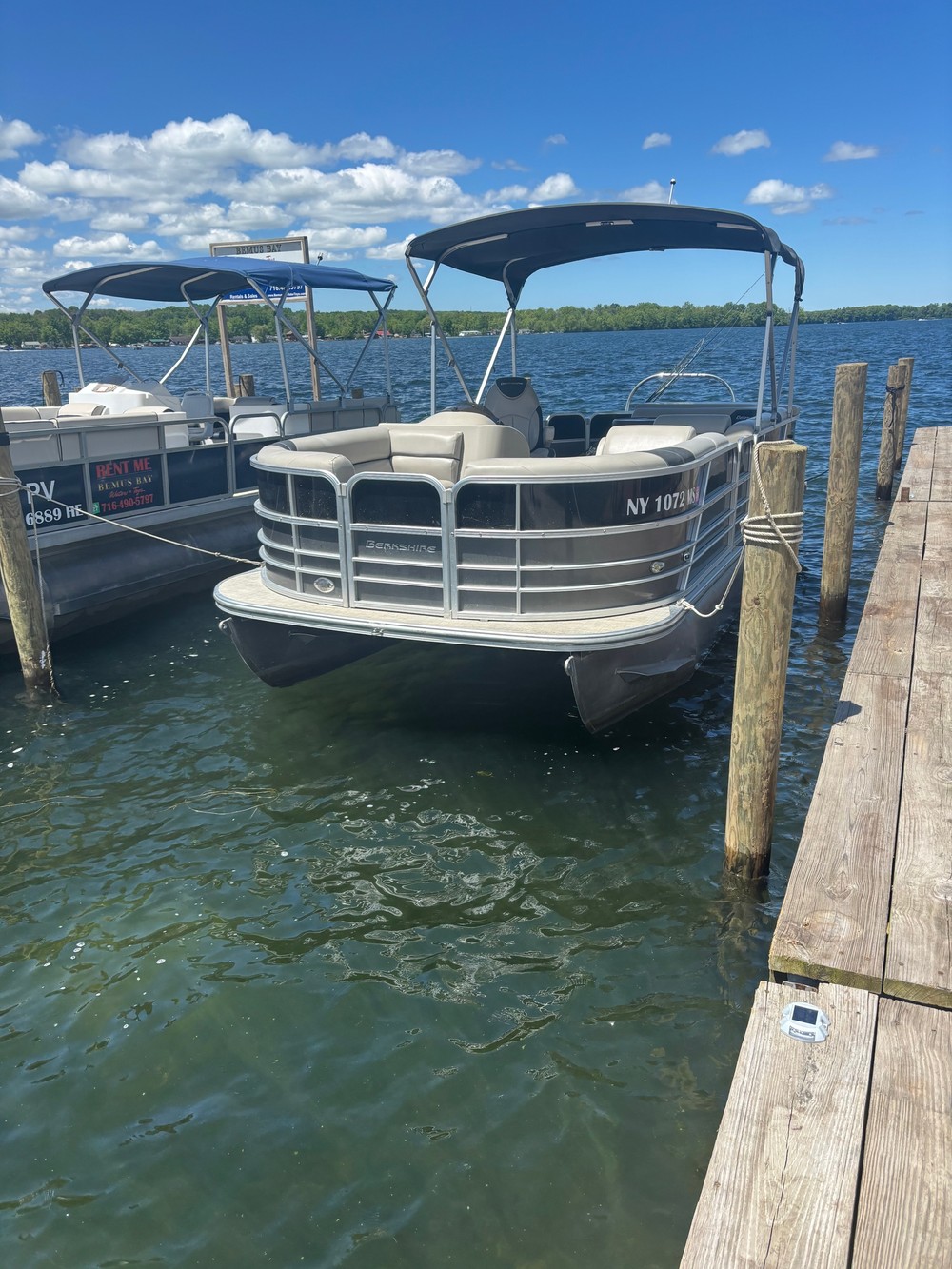 Berkshire Pontoon Boat - Chautauqua Lake | Bemus Bay Water Toys